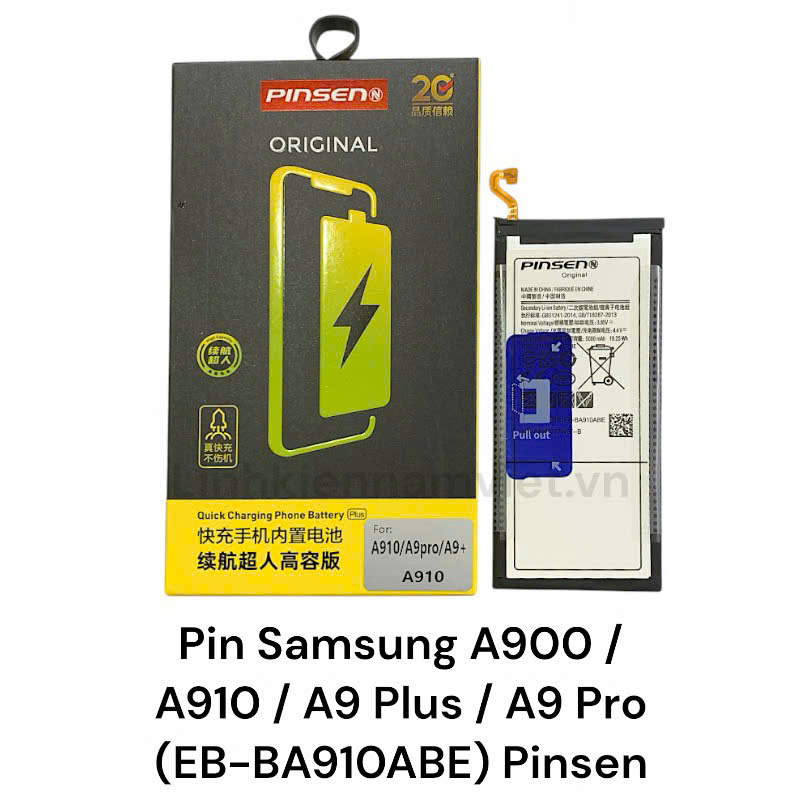 Pin Samsung A900 / A910 / A9 Plus / A9 Pro / EB-BA910ABE ( Pinsen )