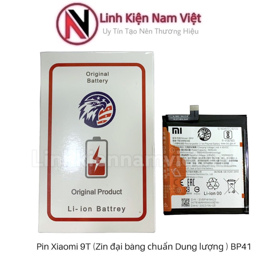 Pin Xiaomi 9T / BP41 (Zin đại bàng 4000mAh ( BP41 )
